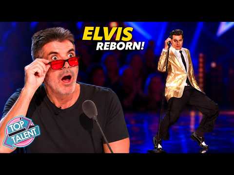NEXT ELVIS PRESLEY on AGT STAGE! Judges Had To Look TWICE!