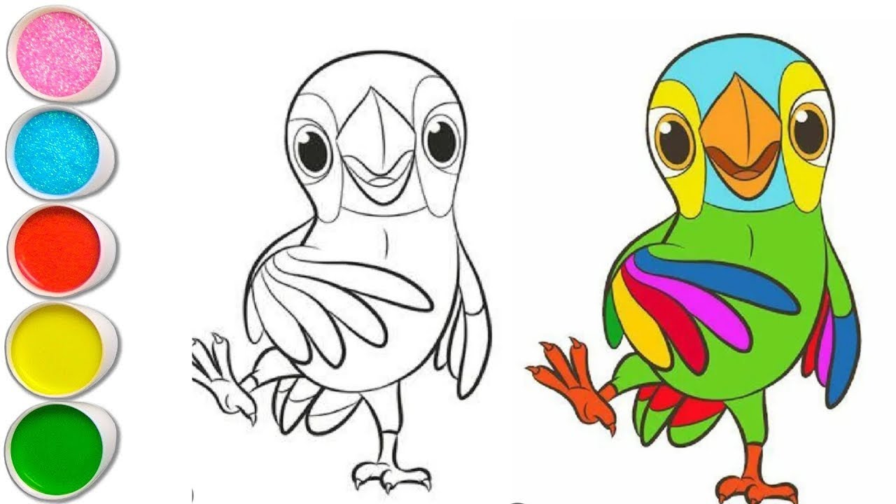 ASMR Coloreando al Loro Pepe | El Reino Infantil - YouTube