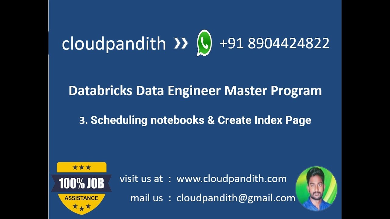 3. Hands-On: Working with Databricks Notebooks : Scheduling & Share ...