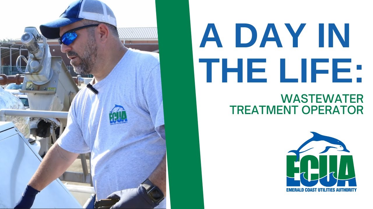 Day in the Life of an ECUA Wastewater Treatment Operator - YouTube