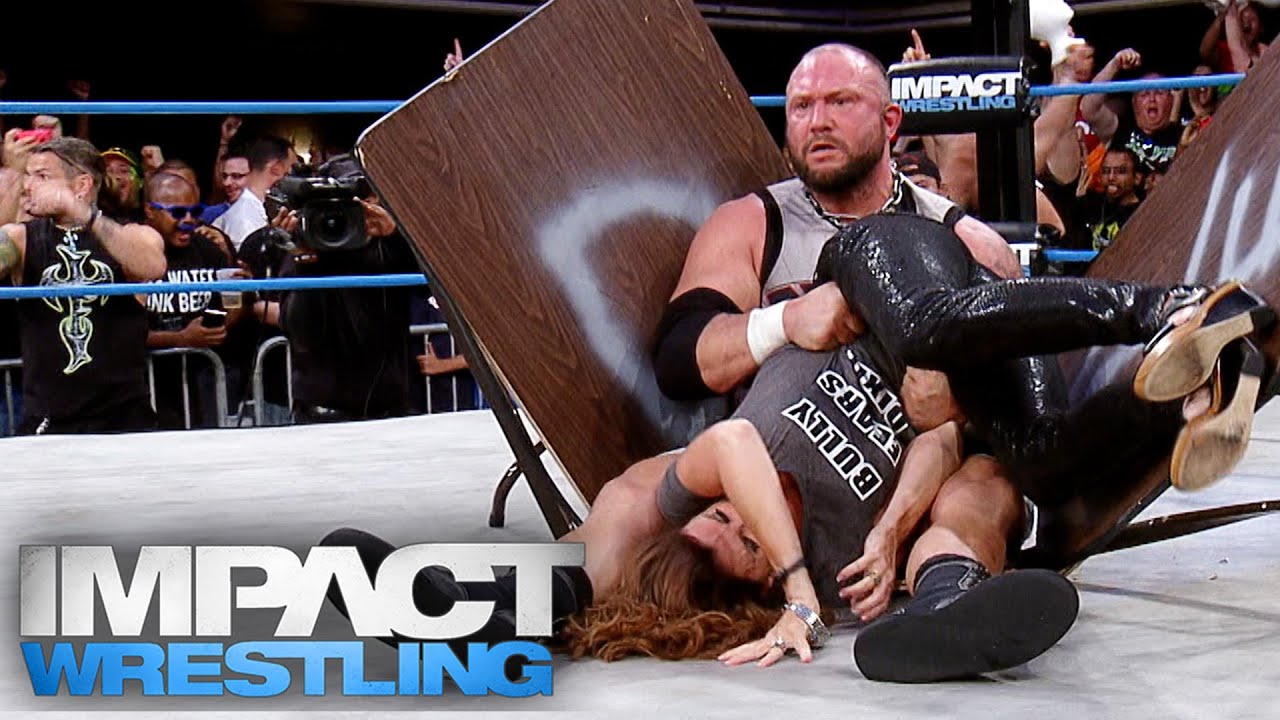 Dixie Carter POWERBOMBED Through a TABLE | August 7, 2014 - YouTube