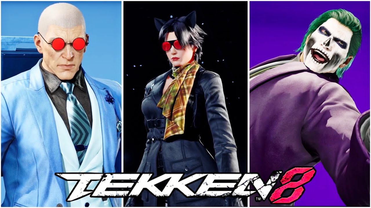 Tekken 8 - 10 Batman Villain Character Customizations #tekken #tekken8 ...