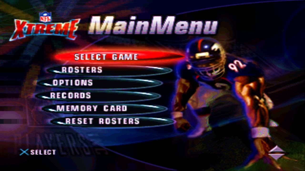 NFL Xtreme - Menu Theme - YouTube