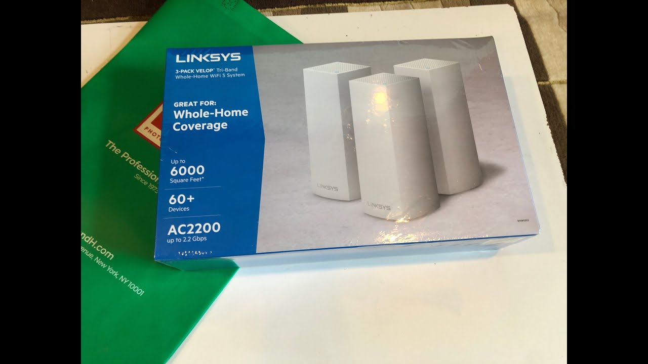 Linksys Velop Wireless AC2200 Tri-Band Whole Home Mesh Wi-Fi System ...