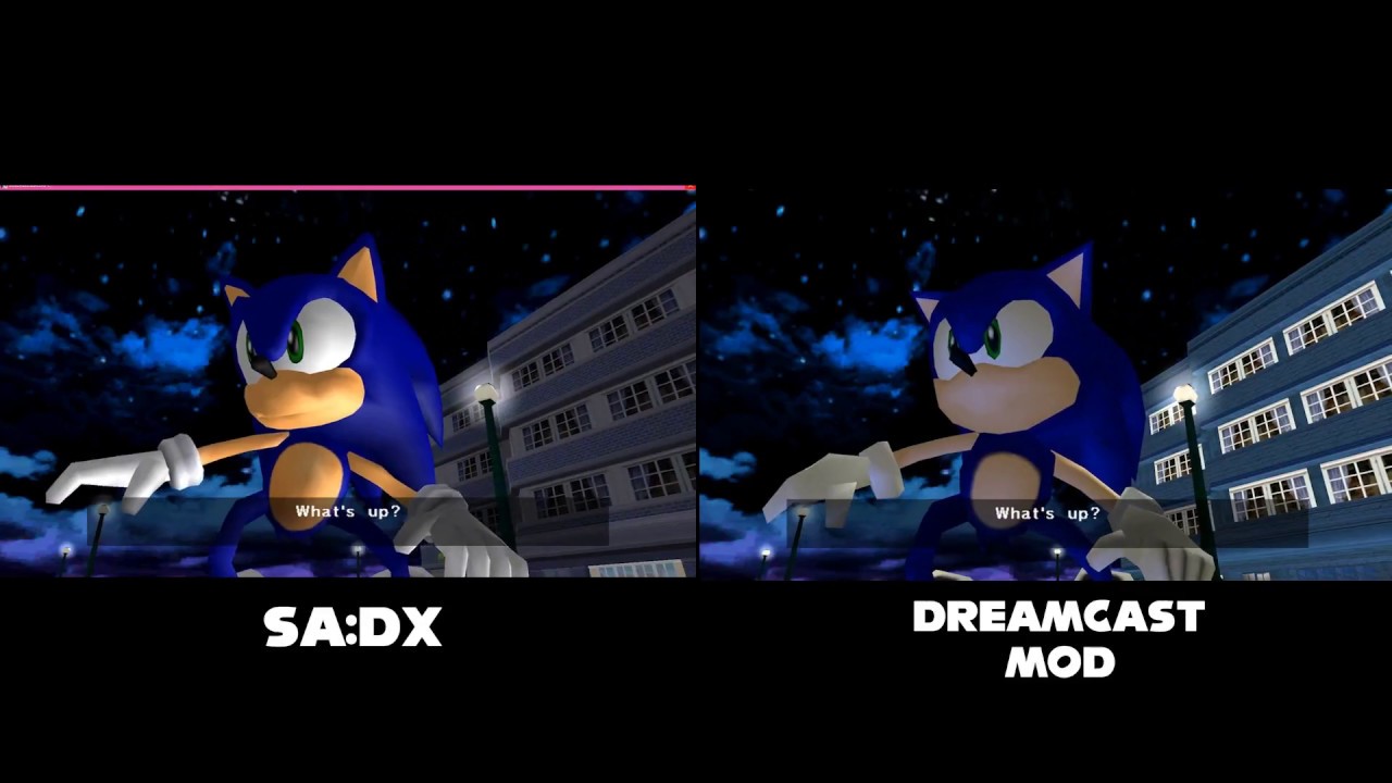 Sonic Adventure vs SADX Graphics Comparison - YouTube