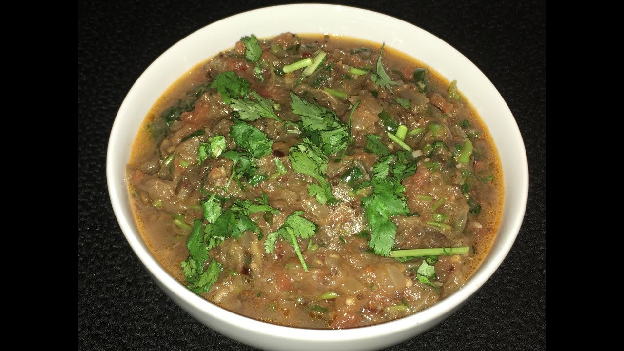 Long Purple Eggplant Sabzi | Baingan Ka Bharta | - YouTube