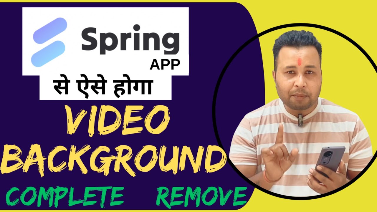 spring app kaise use kare || how to use spring editing app || video ...