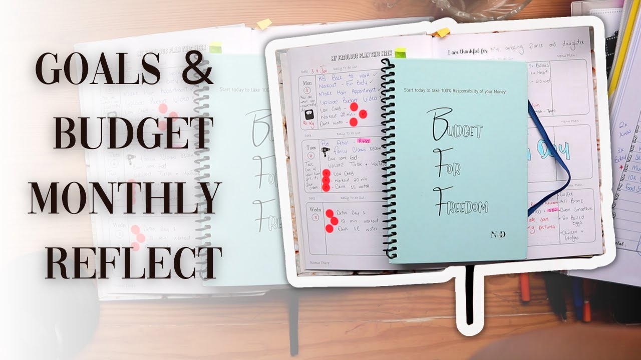 Monthly Budget and My Goals Reflection for the Month of April - YouTube
