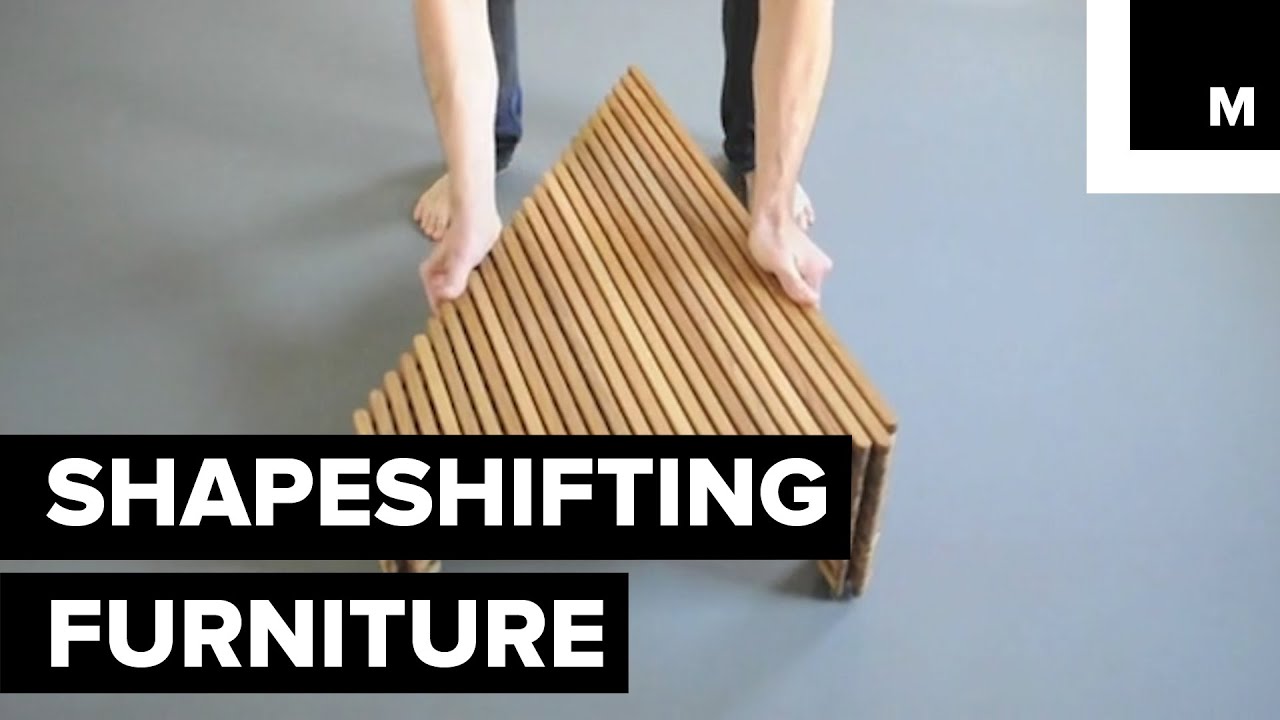 Hypnotizing Shapeshifting Furniture - YouTube