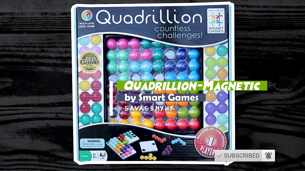 Quick Look - Quadrillion-Magnetic Game by Smart Games - YouTube