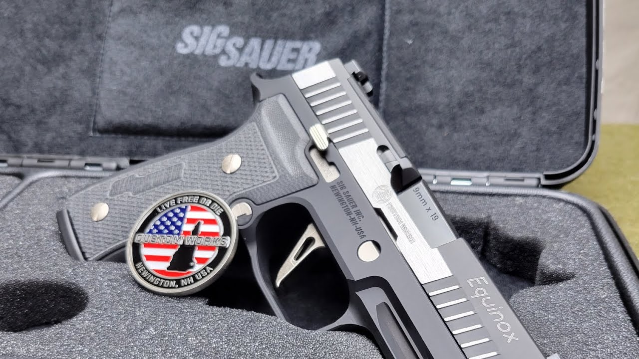 Sig P320 AXG Custom Works Equinox - YouTube