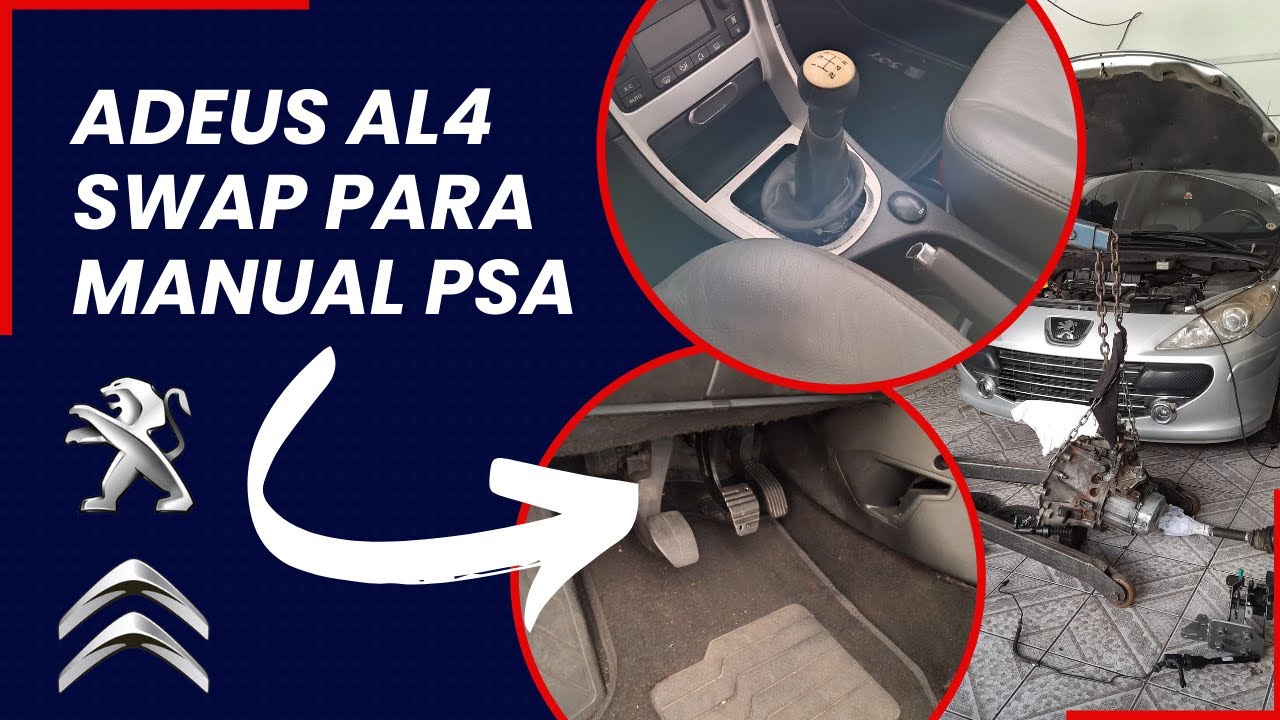 Troca AL4 para Câmbio Manual na linha Peugeot e Citroen 2.0 16v: Como ...