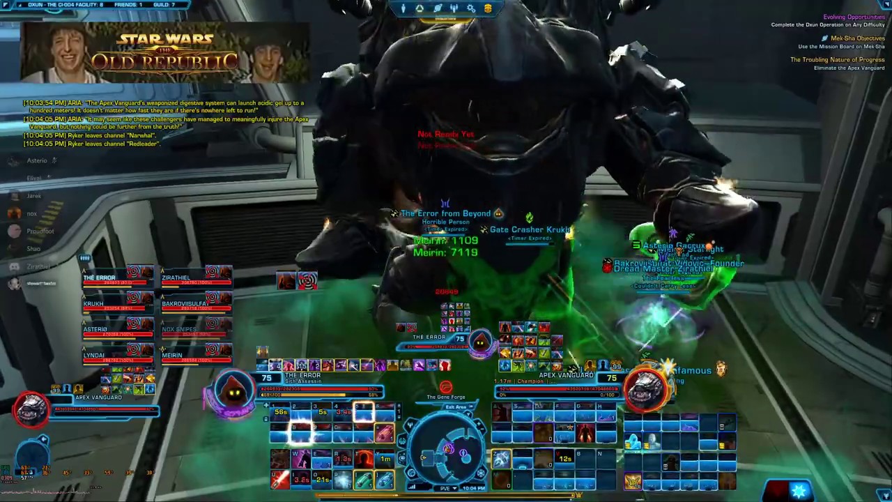 SWTOR: Dxun HM: Apex Vanguard (Assassin Tank PoV, on Boss) - YouTube