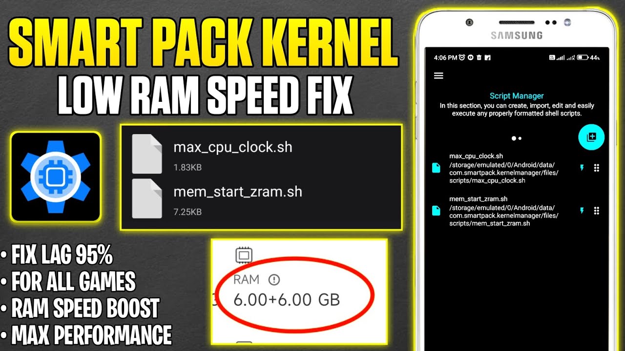 "Smart Pack Kernel Manager: CPU Speed Boost, RAM Speed Fix, Lag Fix | No Root" - YouTube