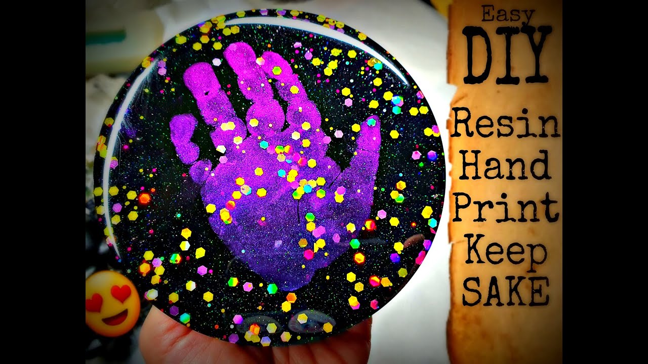 Very Cute 😍 | DIY | Baby Resin Hand Print Keepsake | Teexpert Resin ...