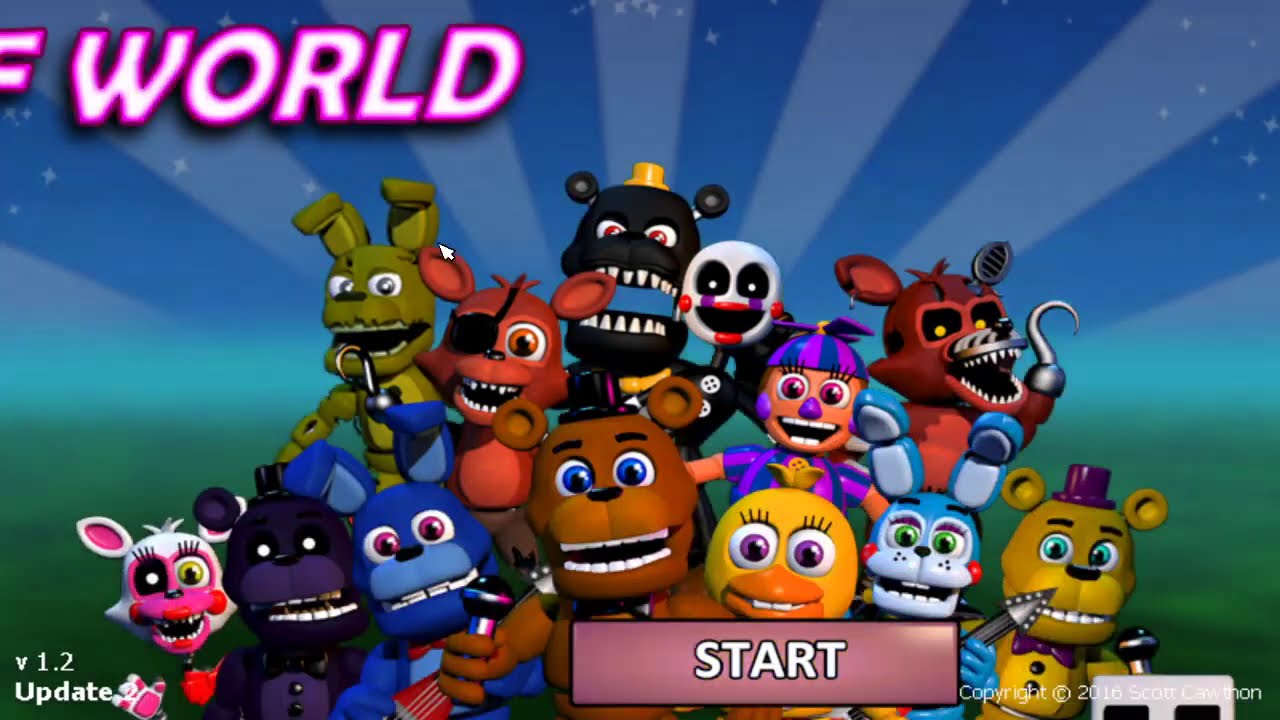 Fnaf World Gameplay - YouTube