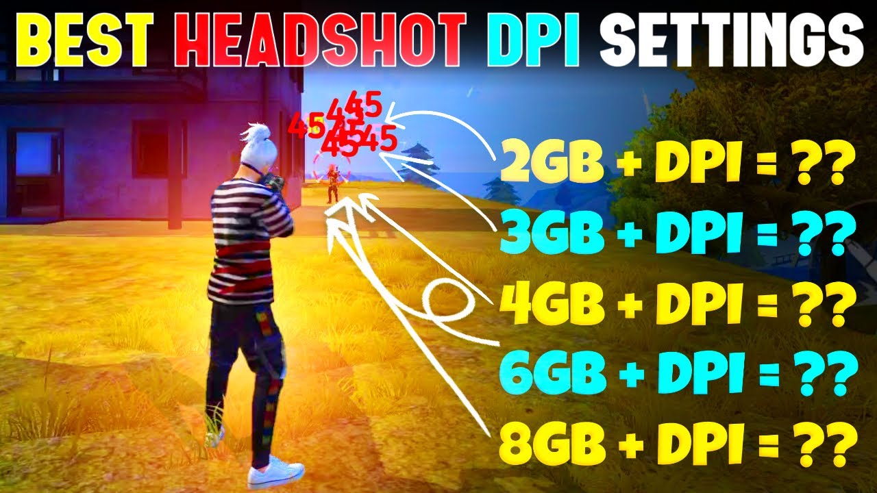 Best Headshot Dpi Settings | Free Fire Dpi Settings | Best Dpi For Free Fire | How Use Dpi - YouTube