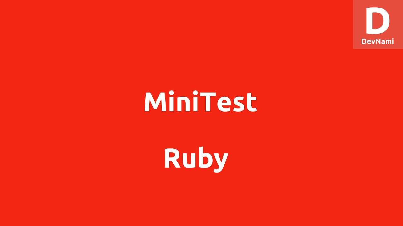 How to Use MiniTest in Ruby - YouTube