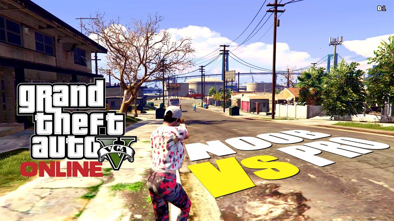 Noob Vs Pro | GTA V Online | Face 2 Face | PR Gaming - YouTube