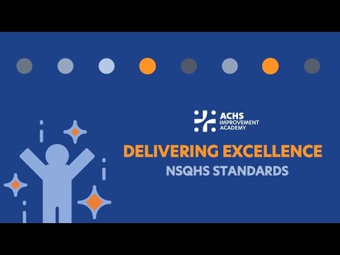 ACHS Delivering Excellence: NSQHS Standards e-Learning Course - YouTube