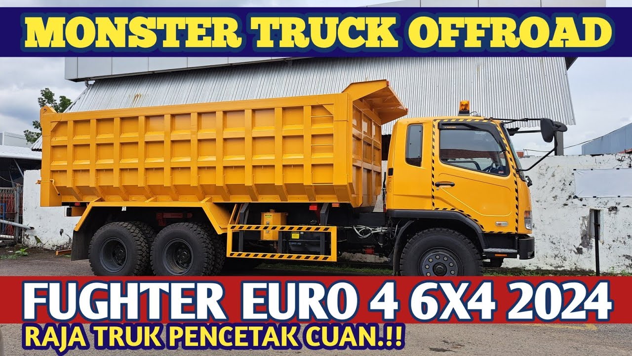 DUMP TRUK MITSUBISHI FUSO FIGHTER X FN62 6X4 JAGOAN OFFROAD # ...