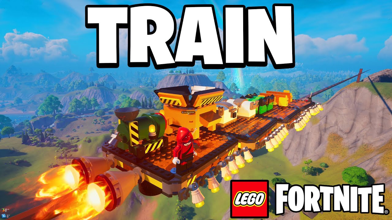 How To Make A WORKING TRAIN in LEGO Fortnite.. (FAST TRAVEL) - YouTube