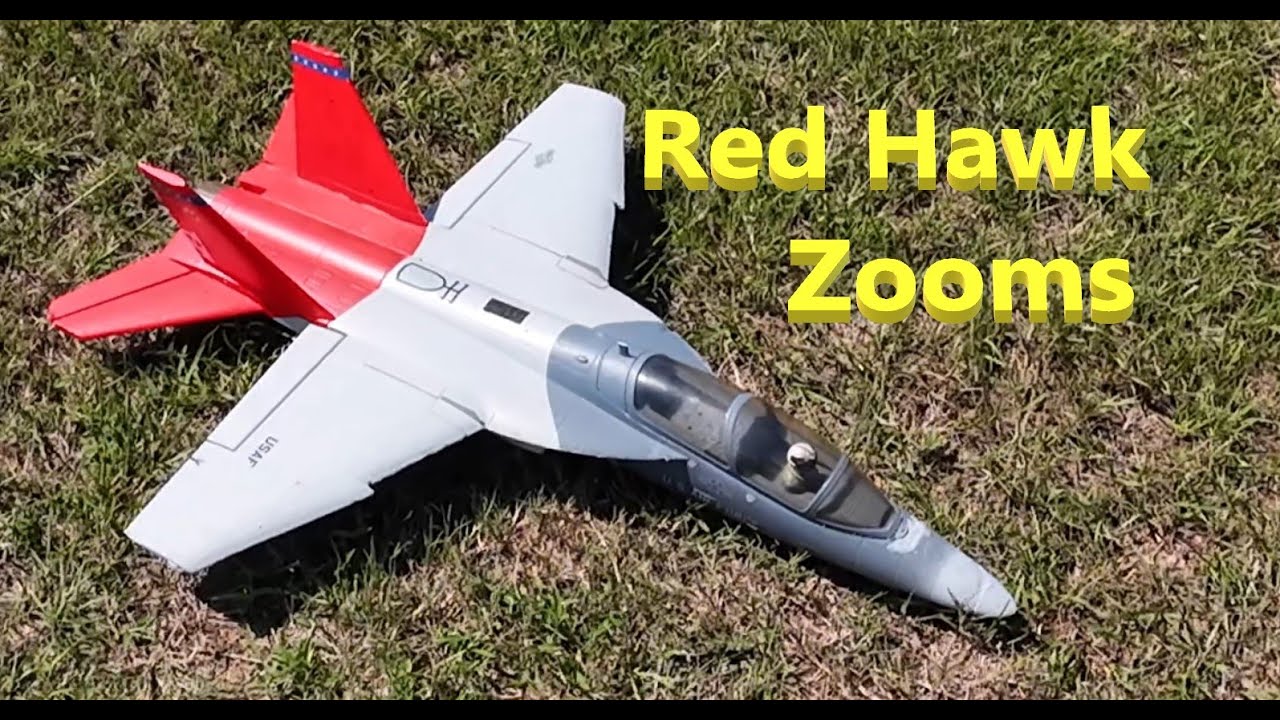 T7 Red Hawk Swishes Its Red Tail At Liberty Landing LA - YouTube