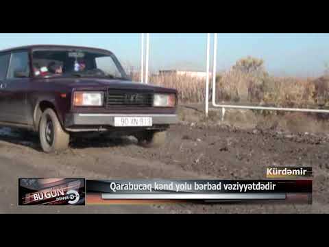 KÜRDƏMİRİN QARABUCAQ KƏND YOLU BƏRBAD VƏZİYYƏTDƏDİR