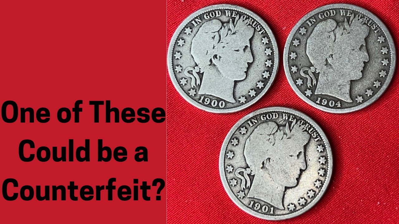 1900~1901~1904 Barber Halves, How Much is a 1904-S Counterfeit Worth ...