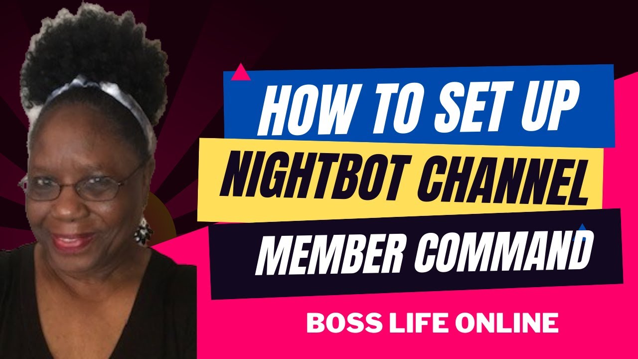 How to add NIGHTBOT Custom Command for Channel Members! - YouTube