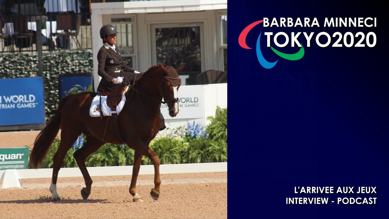 Tokyo 2020 - BARBARA MINNECI : Cavalière Paralympique Para-Équestre ...