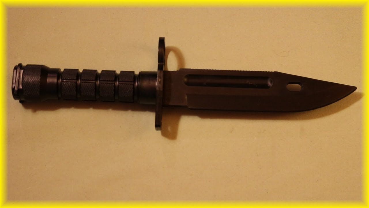 Matrix Airsoft Rubber Bayonet Review - YouTube