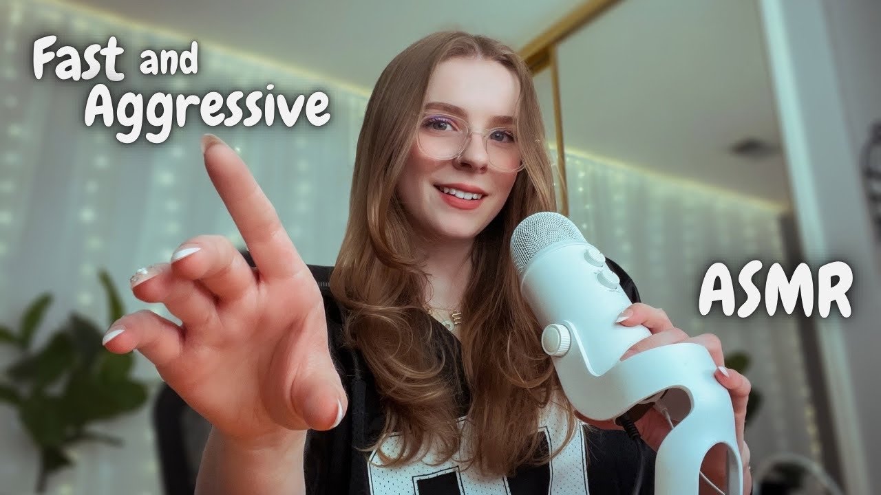 FAST AND AGGRESSIVE ASMR TRIGGER ASSORTMENT (brand NEW triggers!!!) *tingly* - YouTube