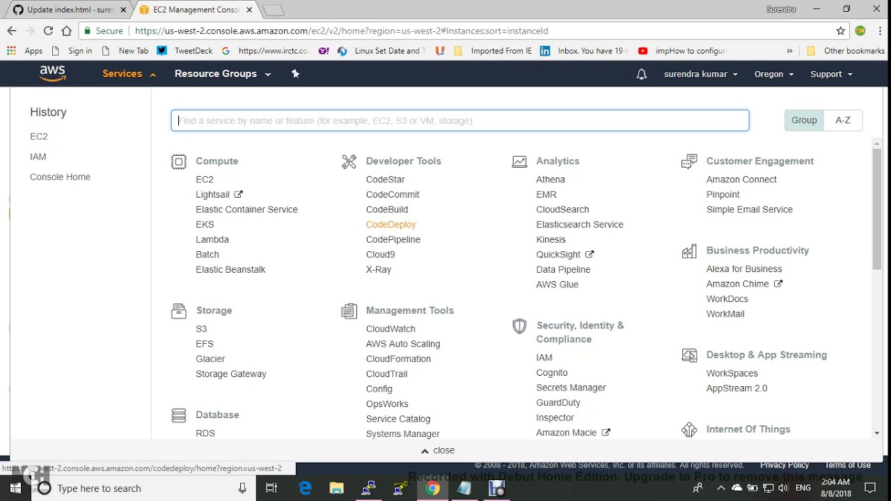 Aws Codedeploy In Hindi Youtube