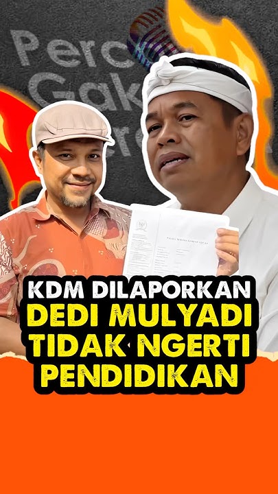 DEDI MULYADI DILAPORKAN KE KOMNAS HAM #dedimulyadi #kangdedimulyadi #kdm - YouTube