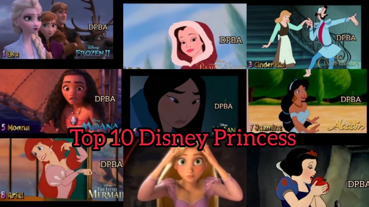 top 10 most beautiful Disney Princess - YouTube