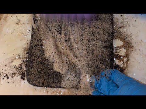 ASMR - Filthy to Fabulous - Flat Mop Head Scrub - YouTube