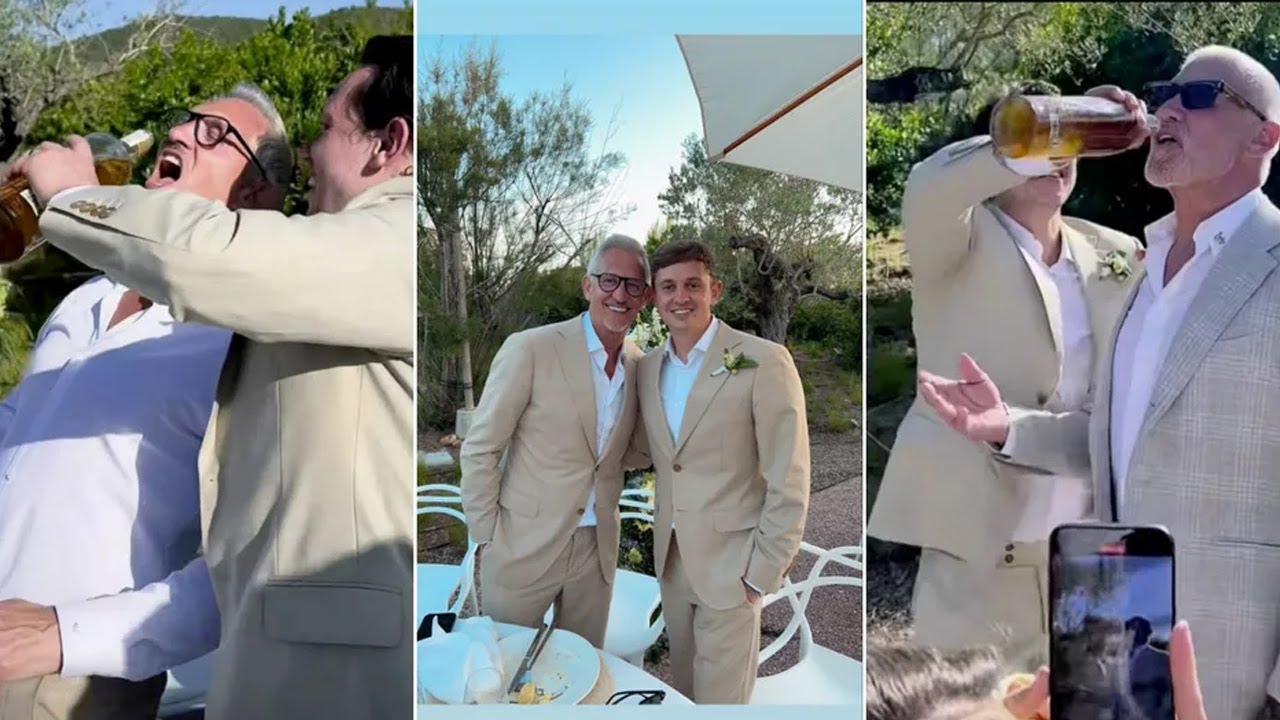 Gary Lineker and brother Wayne both pictured at family wedding amid 17 ...