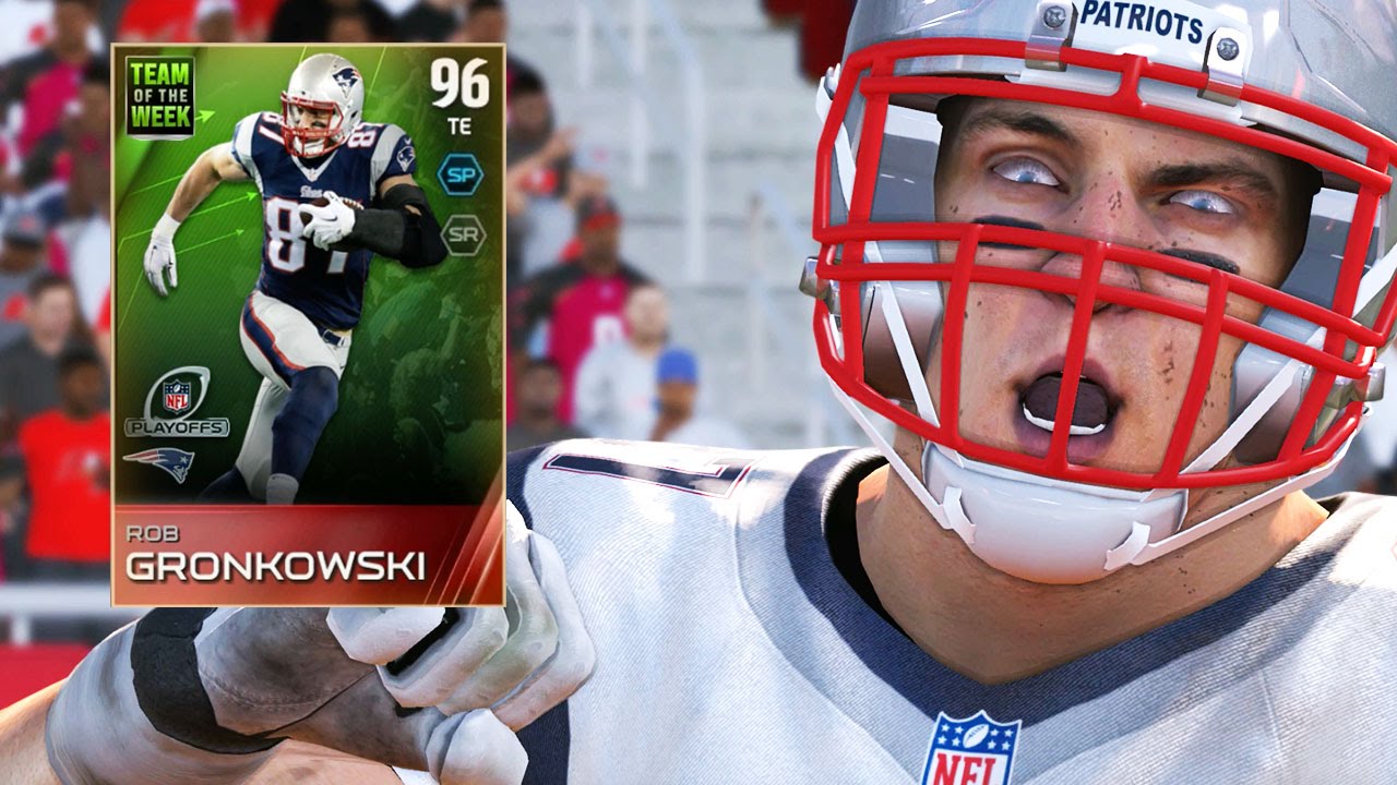 Madden 15 Ultimate Team Gameplay - ELITE TOTW Rob Gronkowski Funniest ...