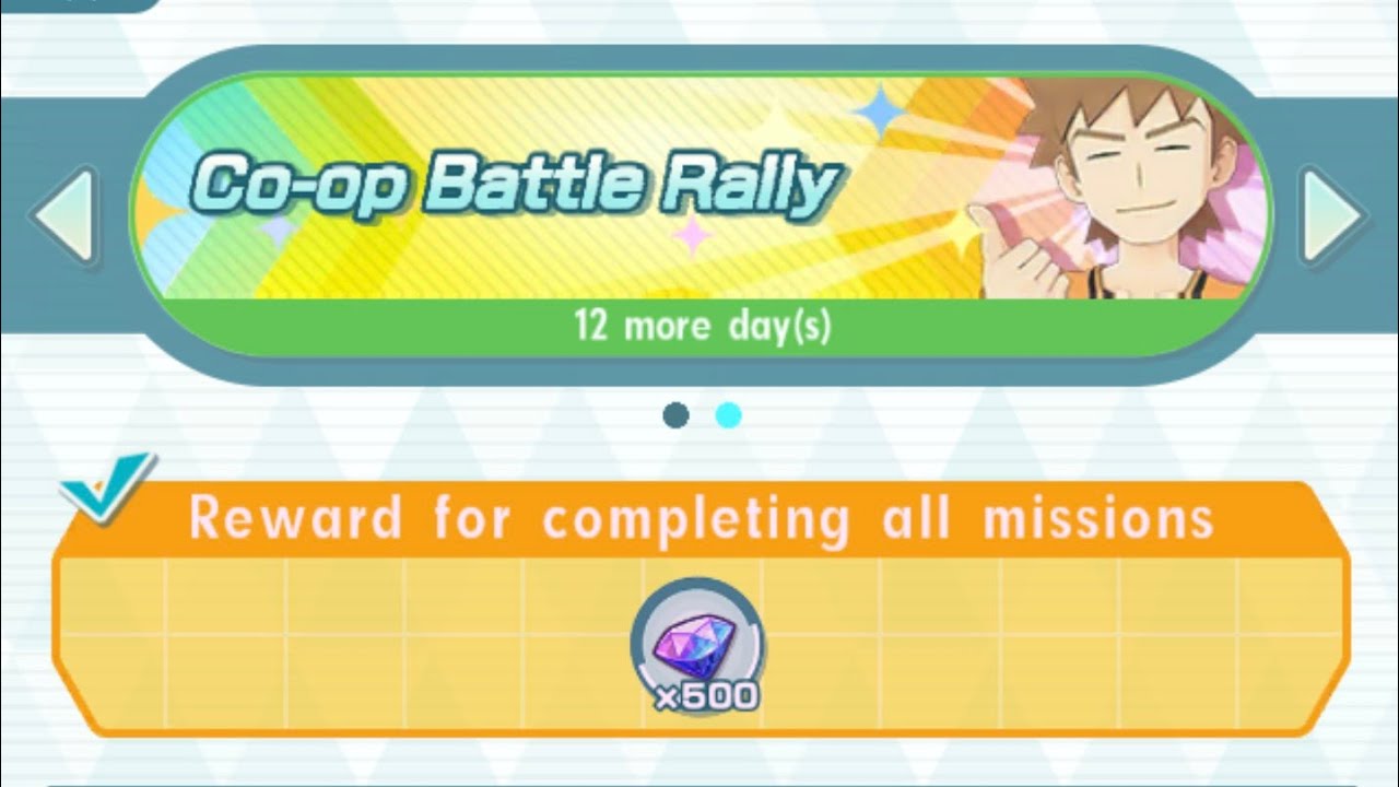 [Pokemon Masters] Missions - Co-op Battle Rally (All Missions Complete ...
