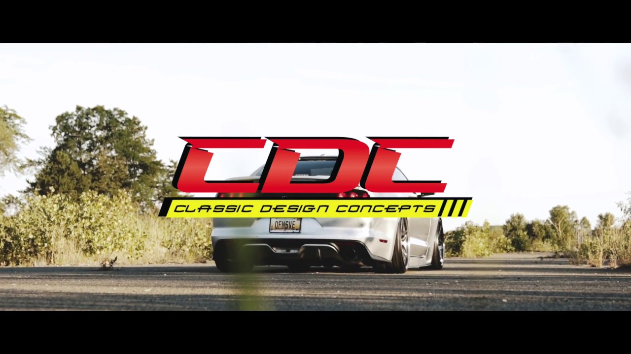 Bagged Mustang w/ CDC Outlaw Body Kit on Rotiform Wheels - YouTube