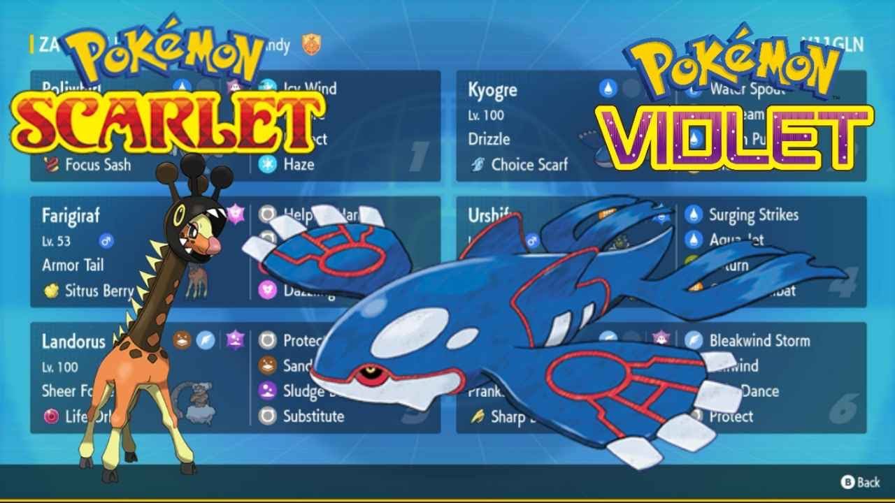 “Scarf Kyogre & Armor Tail, Helping hand Trick Room Farigiraf! Epic VGC ...