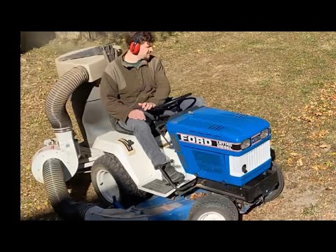 Ford LGT14D Diesel leaf collector setup - YouTube