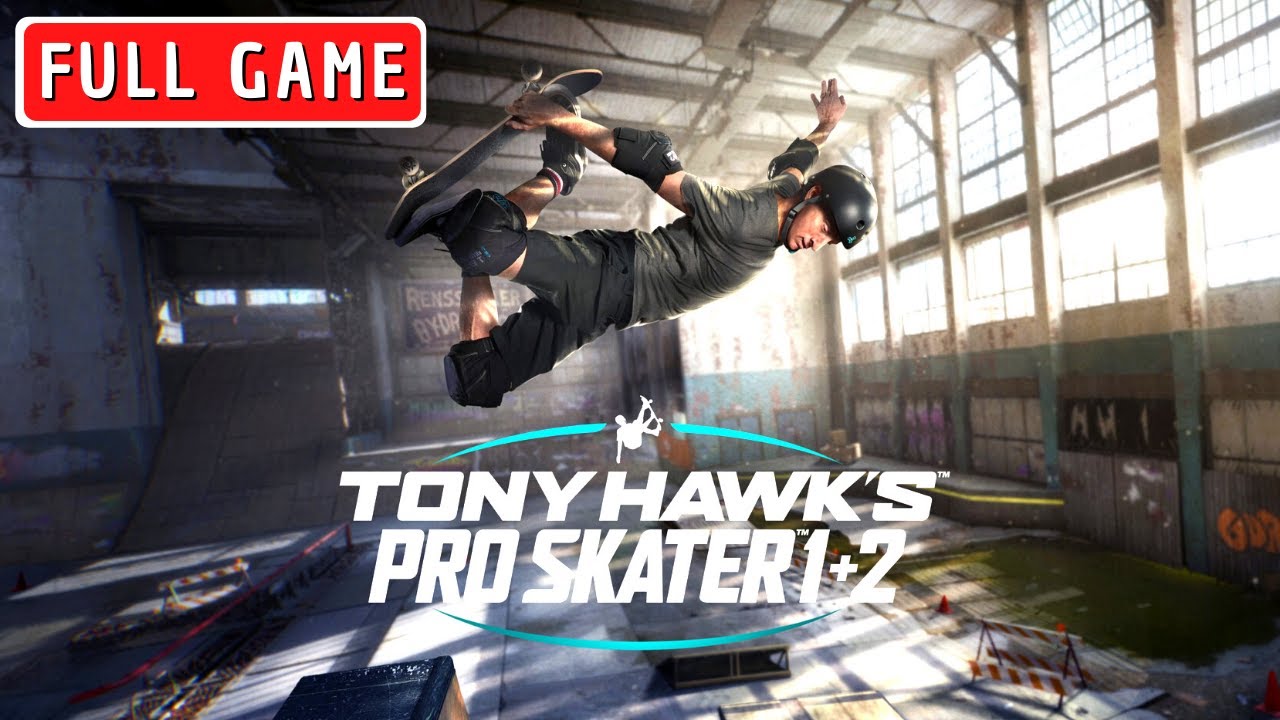 Tony Hawk's Pro Skater 1+2: 100% FULL GAME - All Goals, Medals, Stats ...