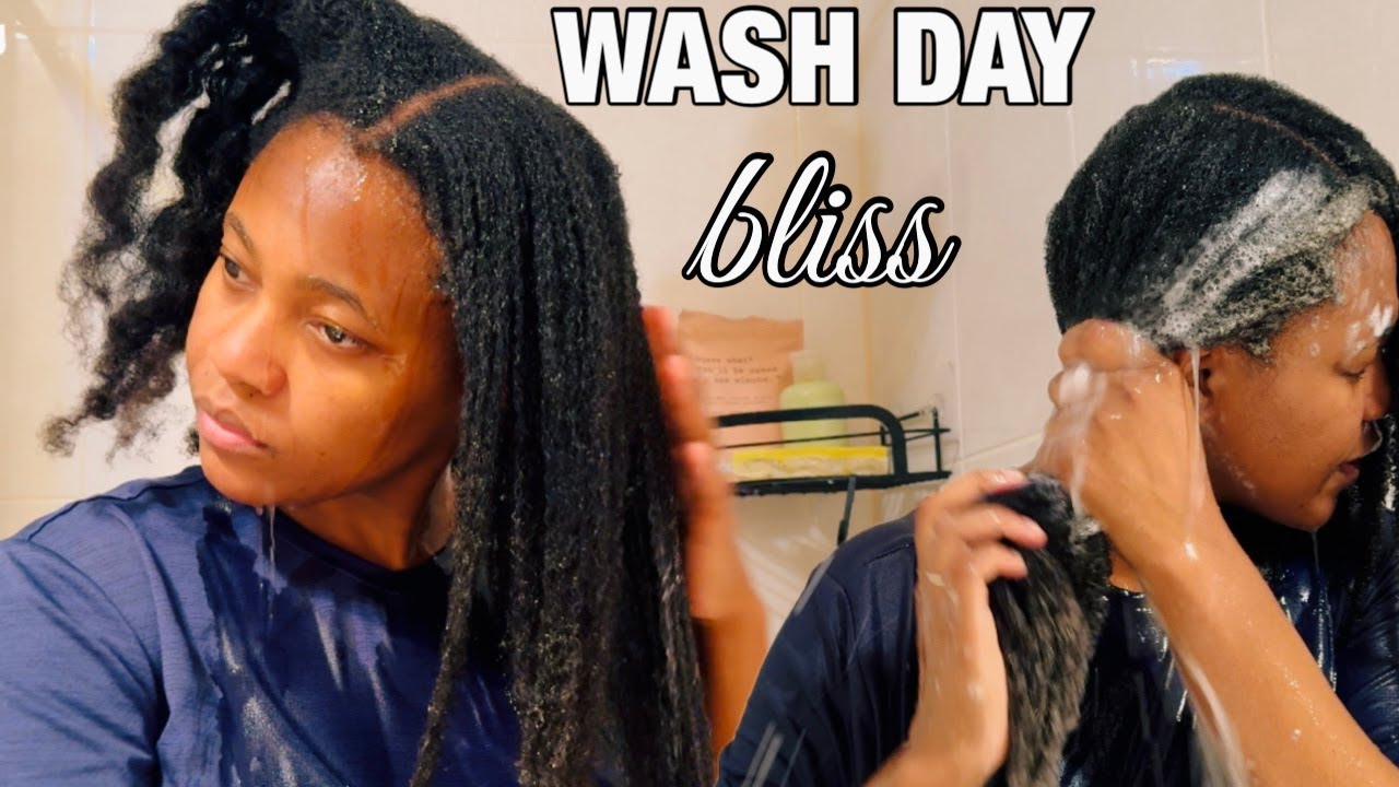 RELAXING FULL WASH DAY ROUTINE - YouTube