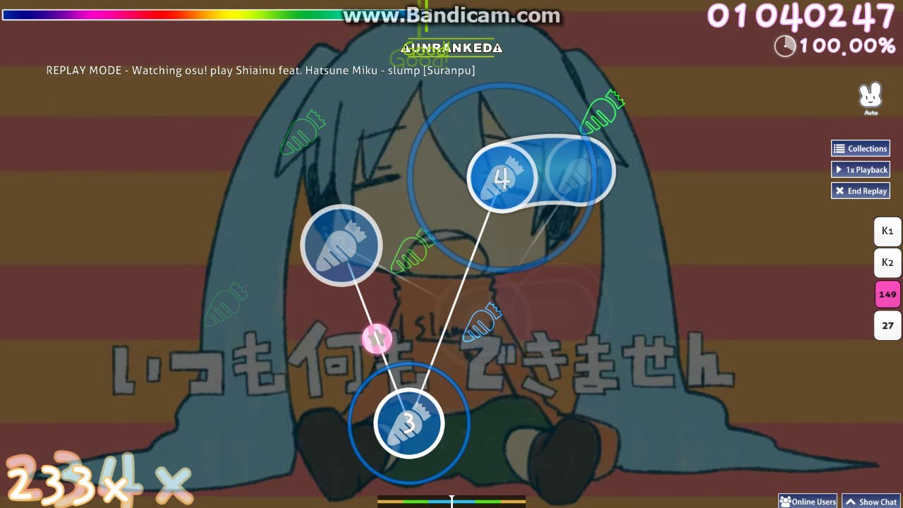 osu! Hatsune Miku - slump (Suranpu) - YouTube