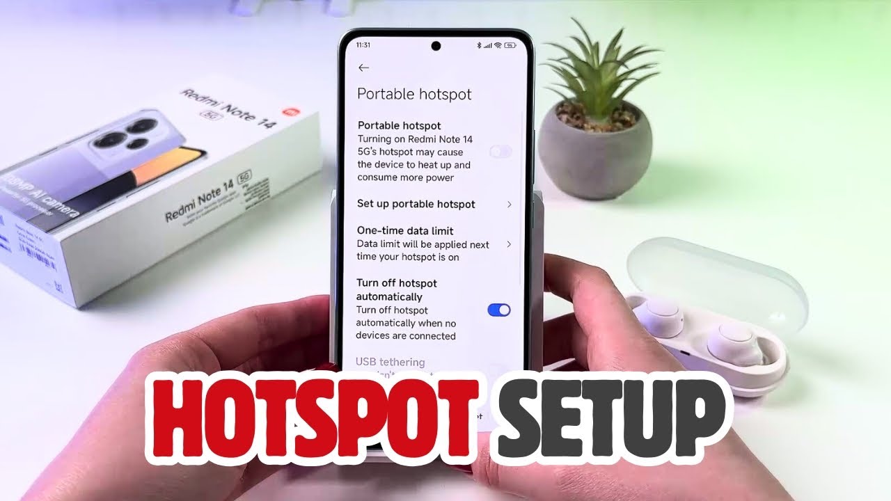 Redmi Note 14 5G Hotspot Setup - Turn It On & Off Easily - YouTube