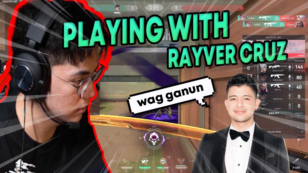 VALORANT WITH RAYVER CRUZ - YouTube