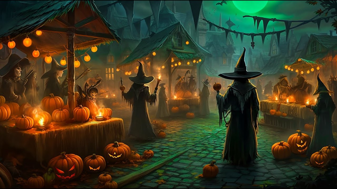 Witches’ Midnight Market 🌙 A Haunted Halloween Bazaar 🎃 Spooky ...