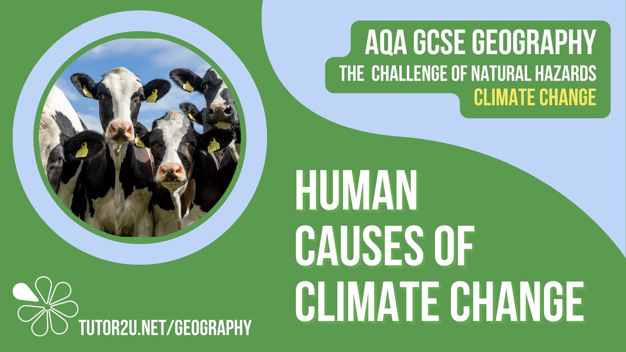 Human Causes of Climate Change | AQA GCSE Geography | Climate Change 4 ...